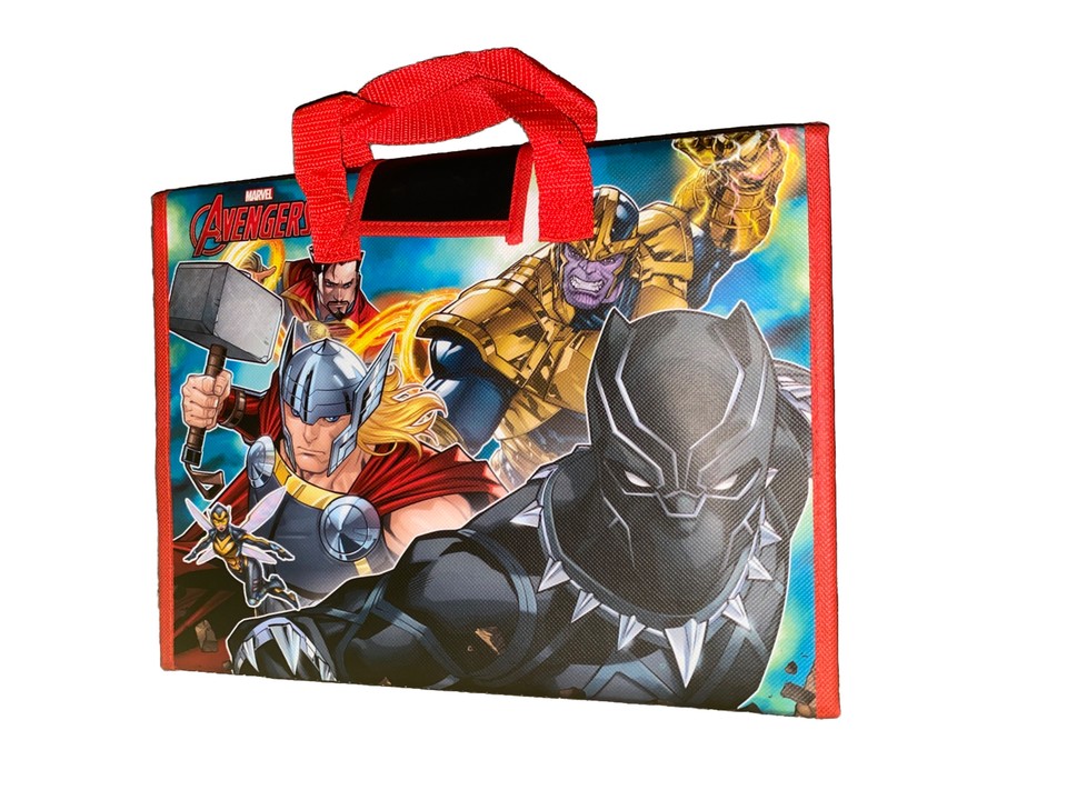 Marvel Avengers Activity Binder Folder Coloring Bendon Sticker Puzzles ...