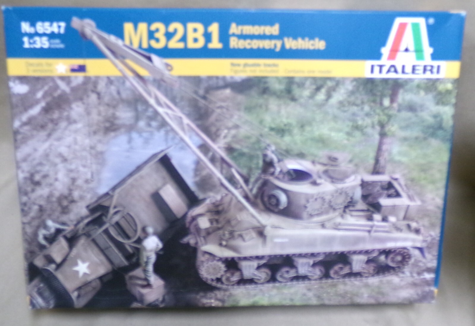 Italeri 1/35 Scale M32B1 Armored Recovery Vehicle Kit No. 6547 | eBay