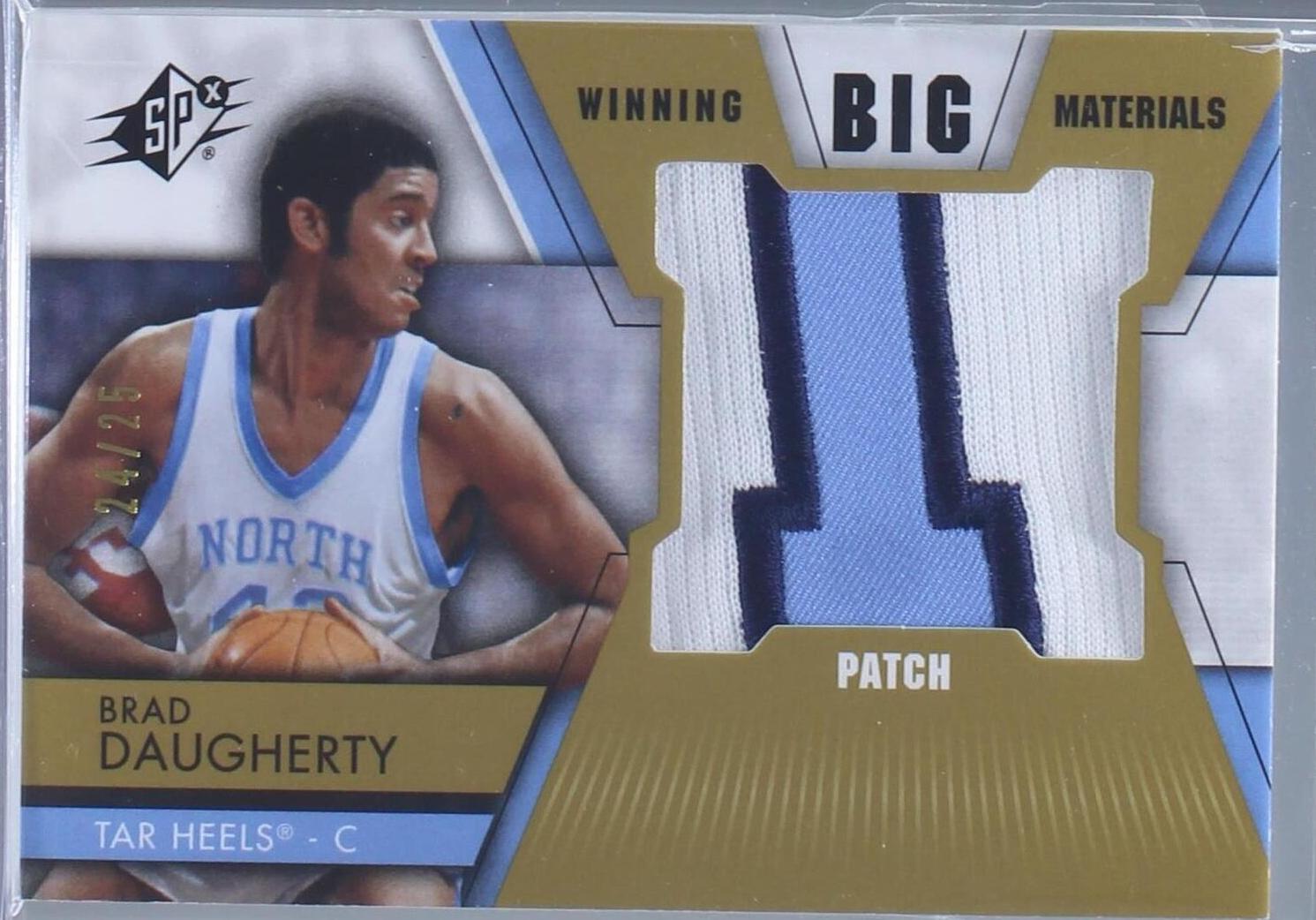 2014-15 SPx - Winning Big Materials Brad Daugherty #WM-BD Patch /25 ...