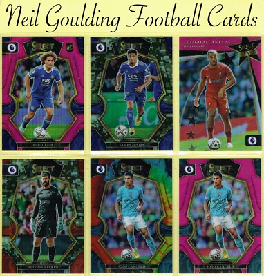 Panini Select Soccer ☆ PREMIER LEAGUE 2022-23 - SERIAL NUMBERED ...