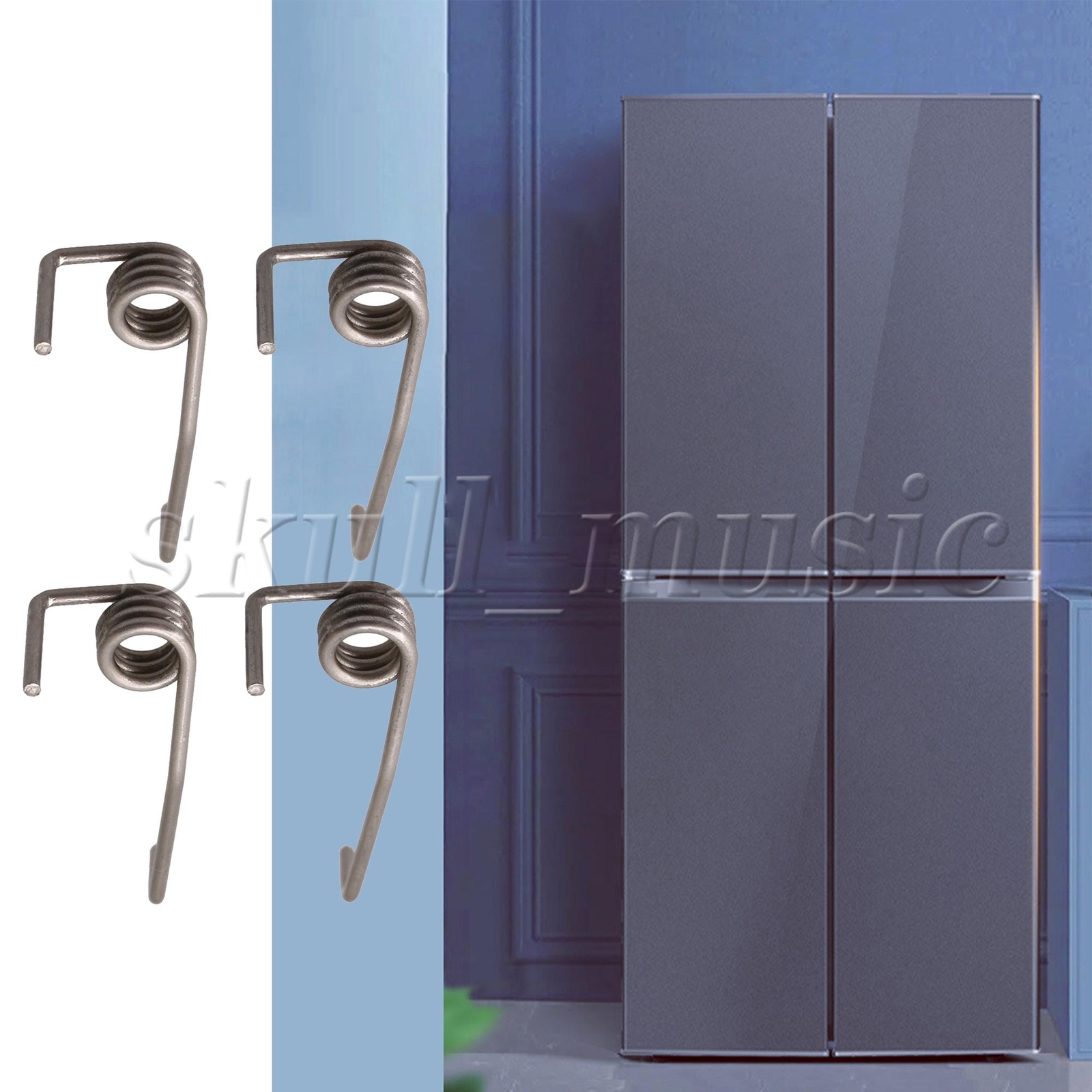 4 Pieces Freezer Divider Door Springs Kit Replacement for Samsung DA81 ...