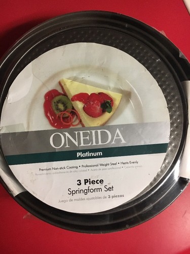 Oneida 3 piece Springform Set Non Stick Professional Series New and ...