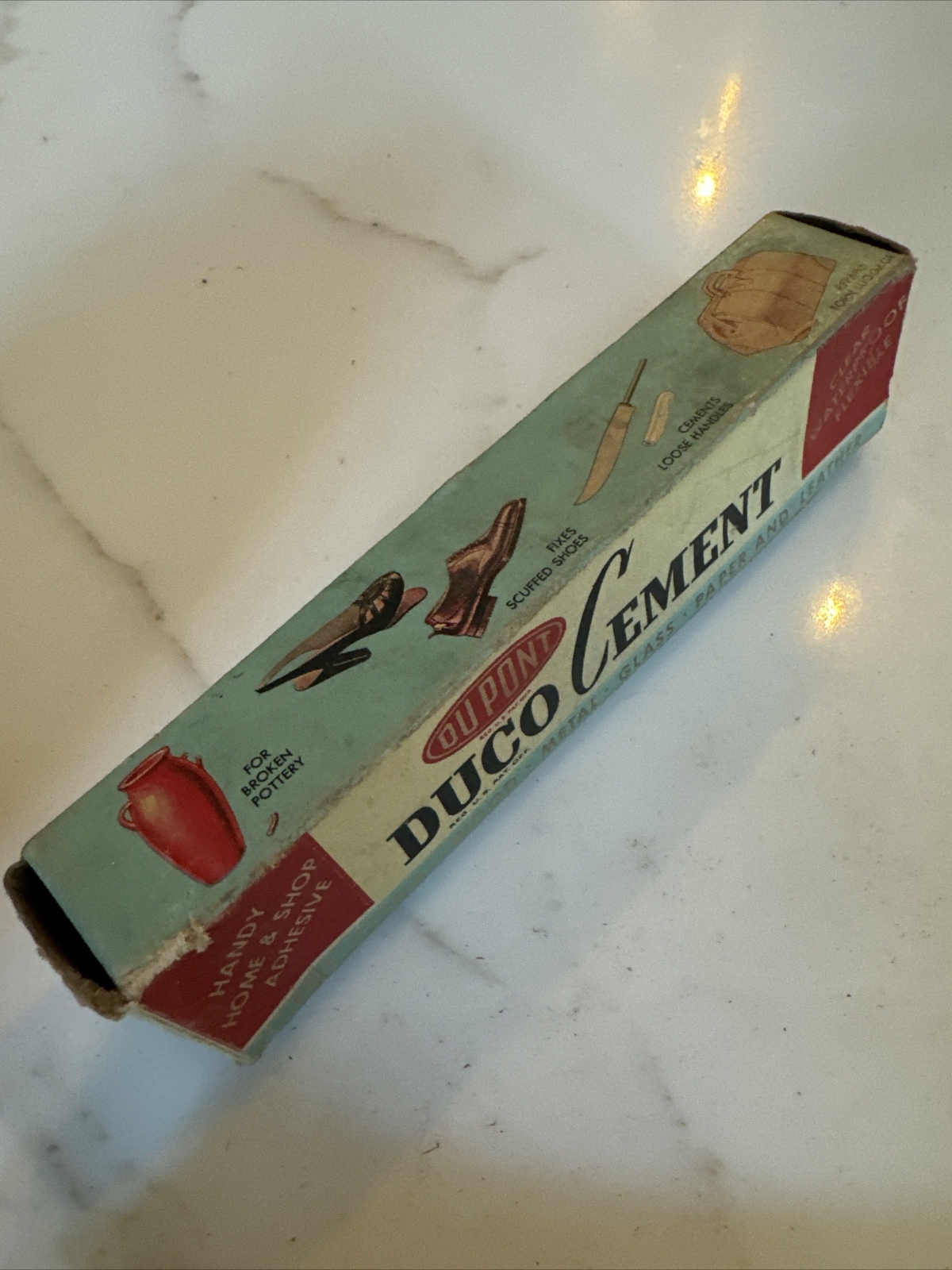 Vintage Dupont Duco Cement In Original Box Advertising Excellent ...