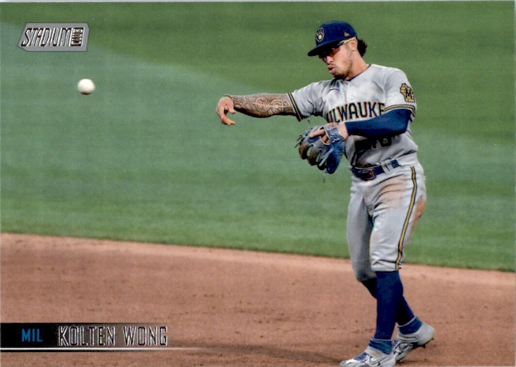 2021 Topps Stadium Club Kolten Wong Milwaukee Brewers #233 | eBay