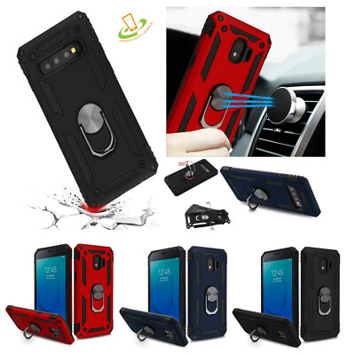 For Samsung GALAXY Note 10 /10 Plus Hybrid 360 Ring Stand Case TPU ...