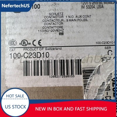 , IEC 100-C23D10, CONTACTOR, 23 AMP, 120VAC COIL NEW IN BOX | eBay