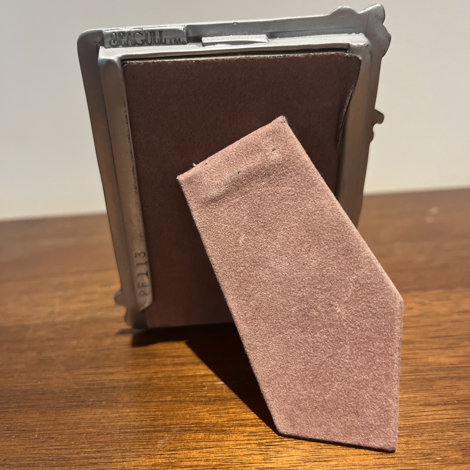 Vtg 1984 Seagull Pewter Picture Frame Iris Flower 2" x 3" Canada Art ...