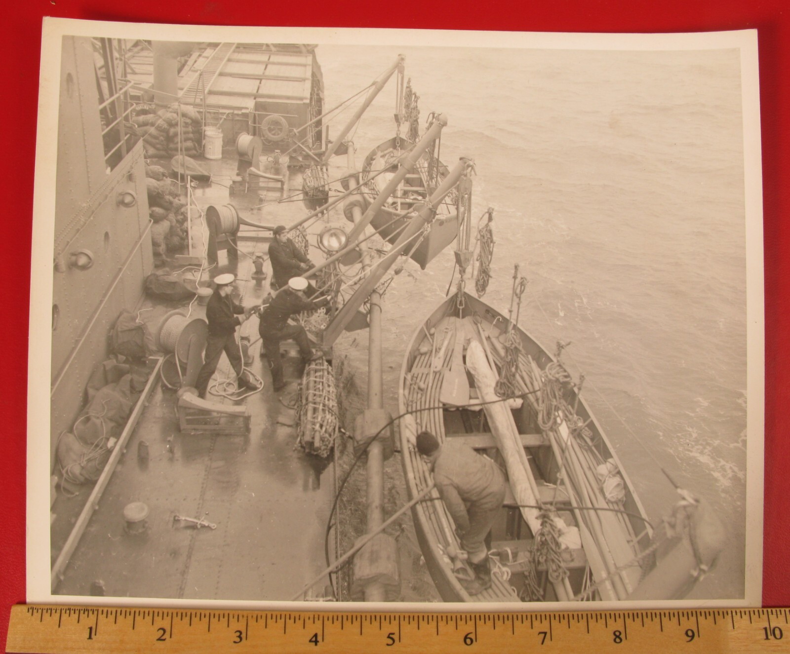 VINTAGE MERCHANT MARINE US MARITIME PHOTOGRAPH CADETS LIBERTY SHIP ...