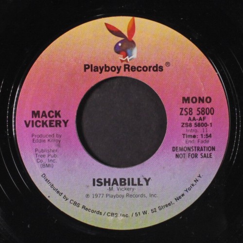 MACK VICKERY: ishabilly PLAYBOY 7" Single 45 RPM | eBay