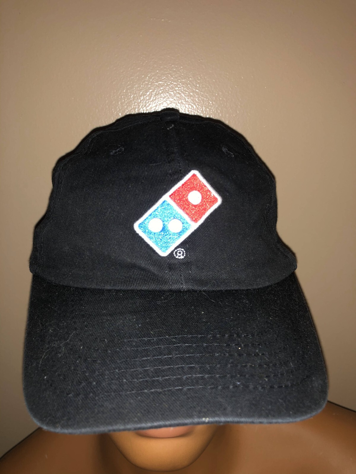 Dominos Hat Men's Black Strapback Company Employee Domino's Gear Pizza ...