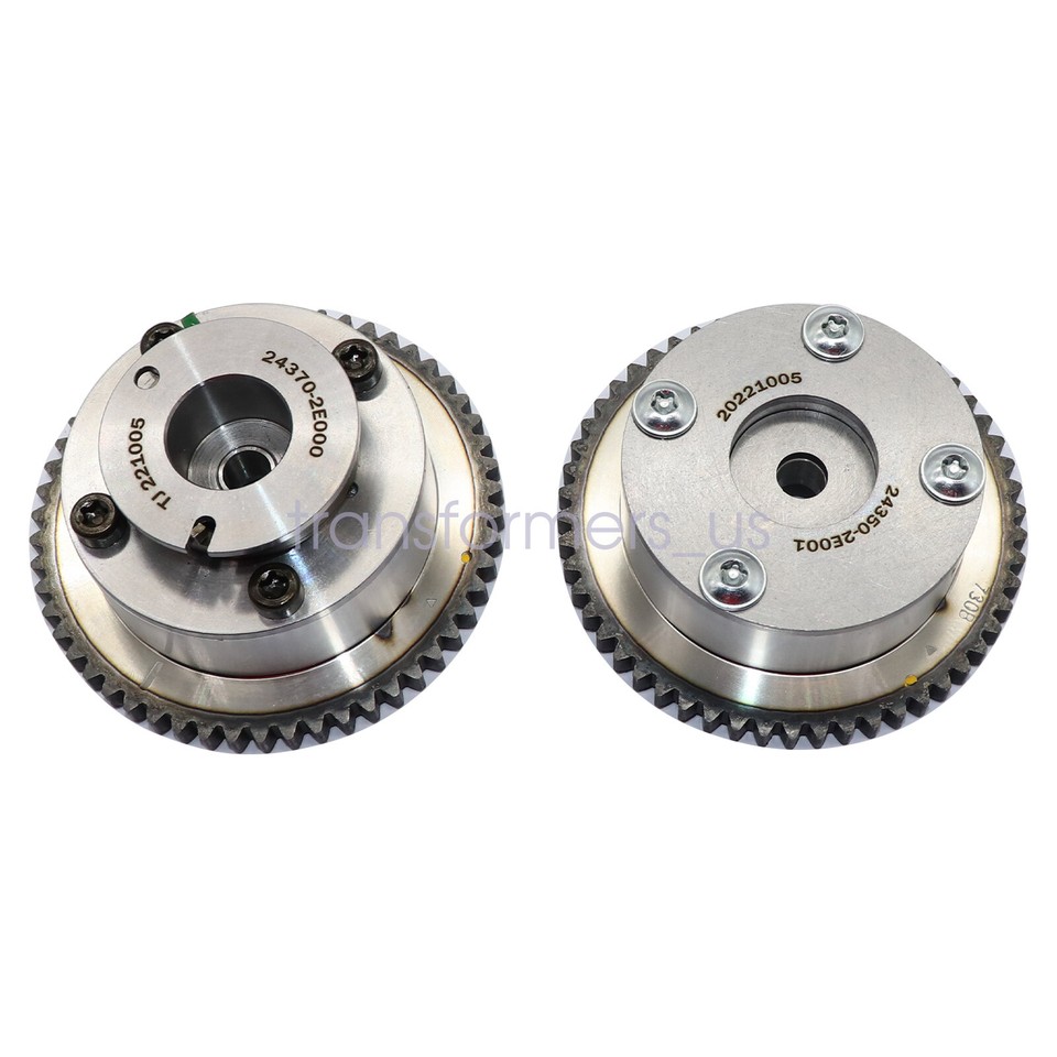 Intake Exhaust VVT Cam Sprocket 243702E000 243502E001 For Hyundai 1.8L ...