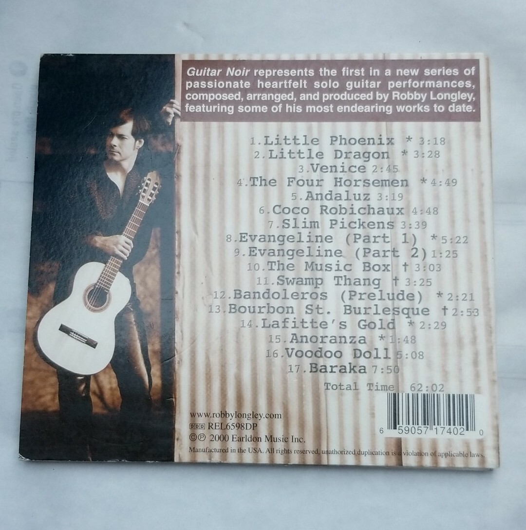 ROBBY LONGLEY - Guitar Noir Vol 1 - CD , Free Shipping | eBay