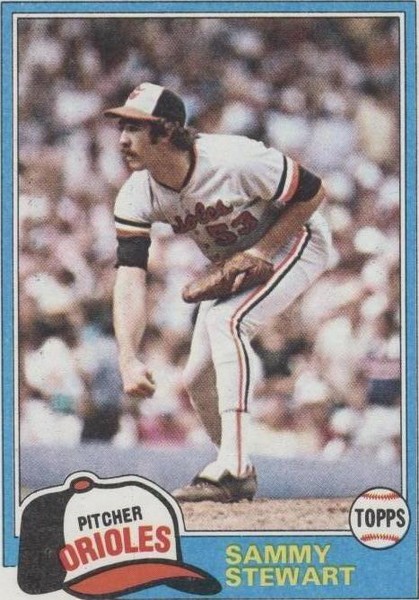 1981 Topps - #262 Sammy Stewart for sale online | eBay