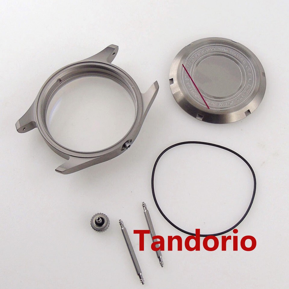 Light 39mm Sapphire Glass 20ATM Diver Titanium Watch Case Fit NH34 NH35 ...