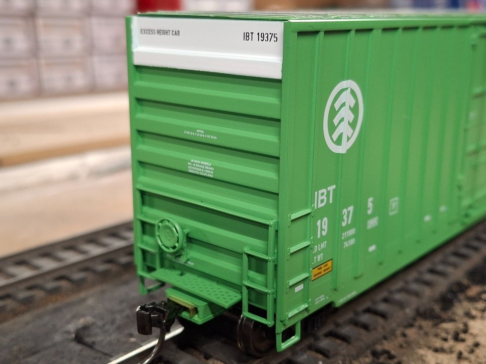 Intermountain HO scale Gunderson 50' High Cube Boxcar - IBT | eBay