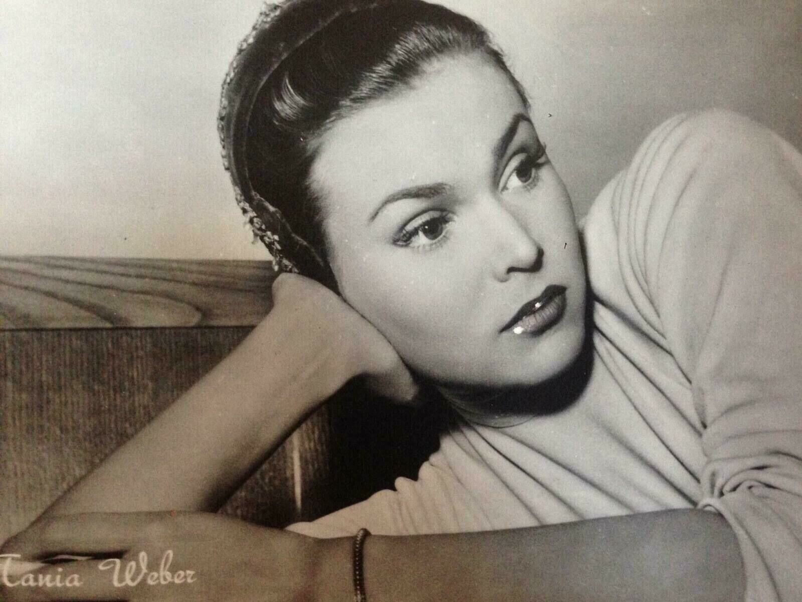 TANIA WEBER POSTCARD WRITTEN IN THE BACK ROTO PHOTO | eBay