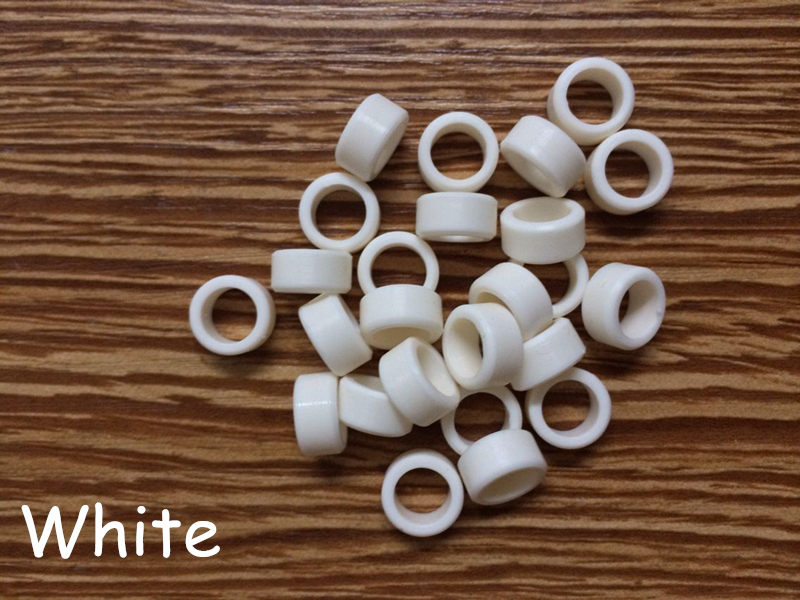 25pcs/Bag Large Type Dental Silicone Instrument Color Code Rings White ...