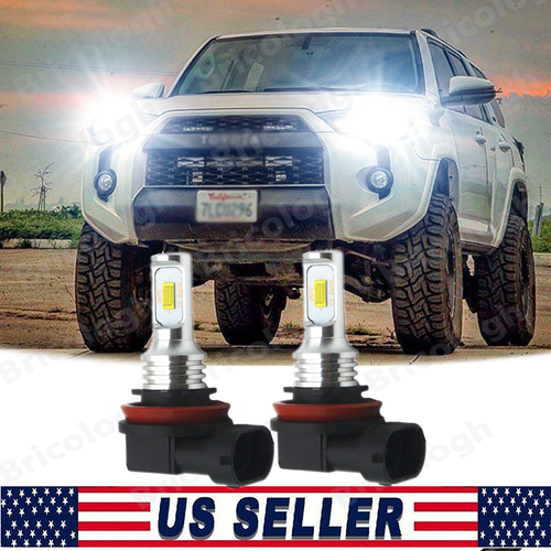 H11 LED Headlight Headlamp Bulb for Toyota 4Runner 2006-2020 Brightest ...