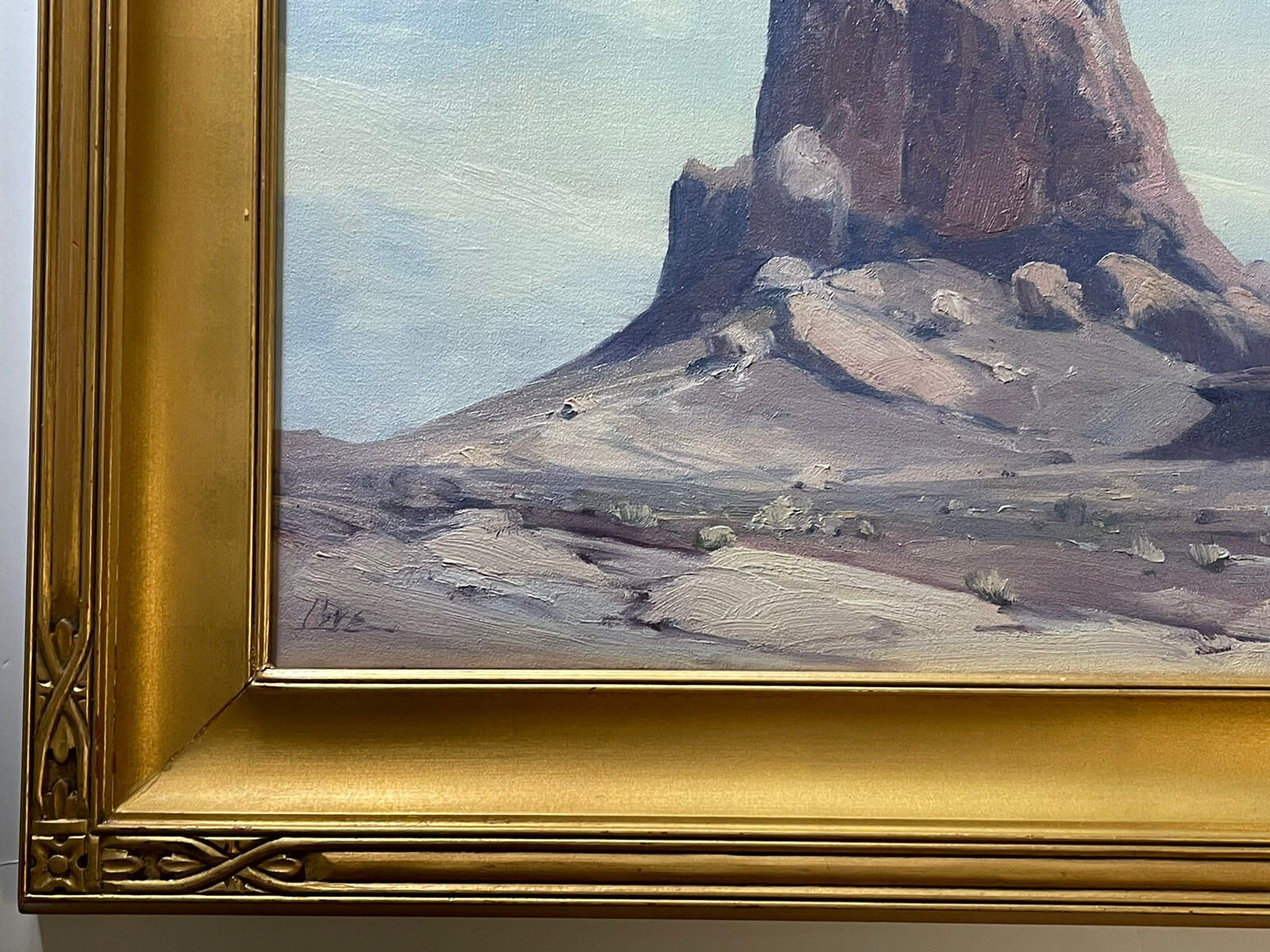 Ralph Love Painting Desert American Landscape Listed Impressionism ...