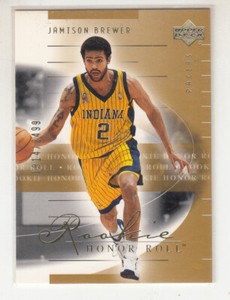 JAMISON BREWER 2001-02 Upper Deck Honor Roll #116 Pacers Rookie RC 1814 ...