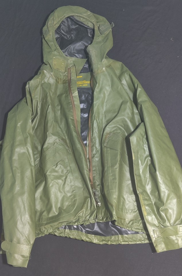 NEW Genuine US Military Wet Weather Parka Rain Jacket - Size XL - NOS ...