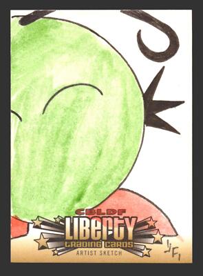 2011 Cryptozoic CBLDF Liberty Artist Sketch Card by Jerry Fleming | eBay