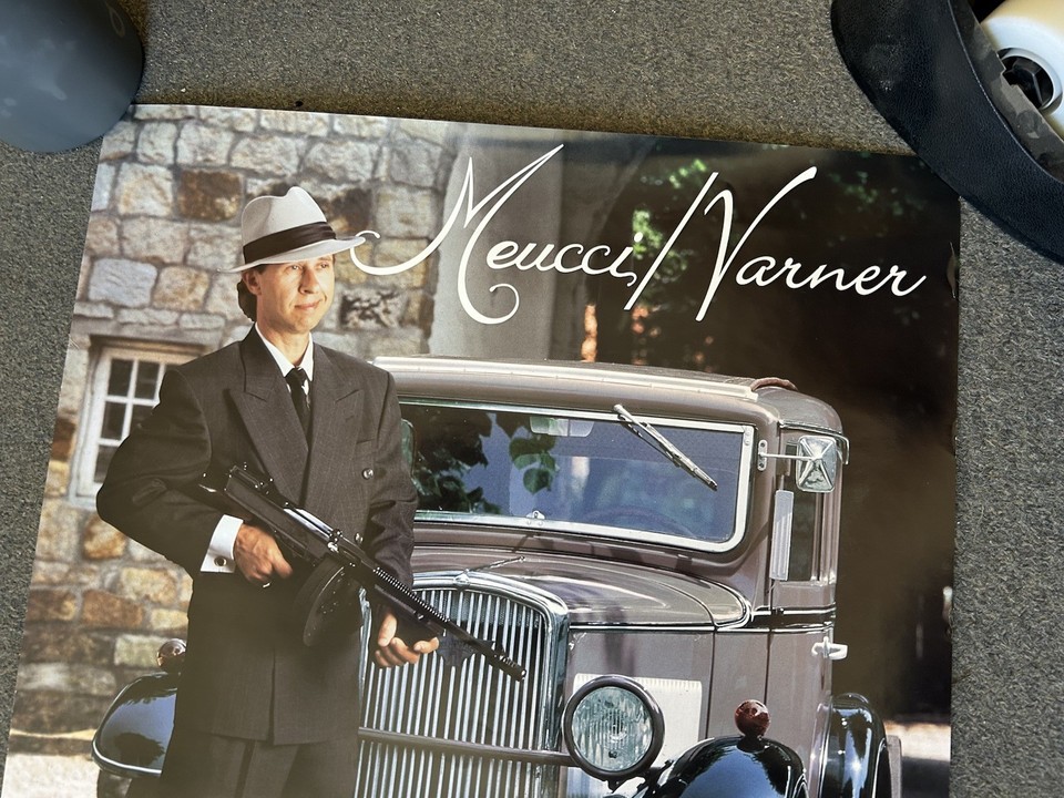 Vintage Nick Varner Pool Cue Poster Bob Meucci Billiards Godfather 1990 ...