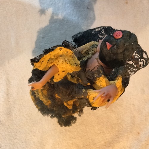 Vintage 13" Marin Chiclana Spanish Flamenco Clapping Dancer Doll Yellow ...