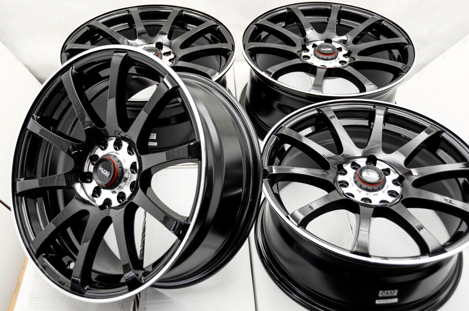 16" Wheels Rims Black Honda Civic Accord Toyota Matrix Corolla Celica ...