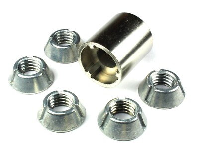 Installation Tool + 8pcs 3/8-16 Tri-Groove Tamper Proof Security Nuts ...