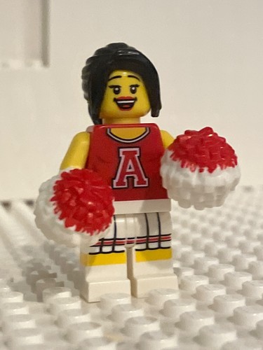 LEGO 8833 CMF Minifigures, Series-8 Red Cheerleader | eBay