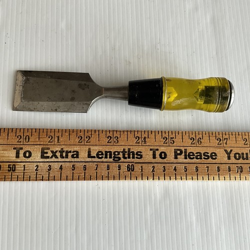Vintage Stanley Butt Chisel 1-1/2 '' No. 60 Permaloid Handle With Steel ...
