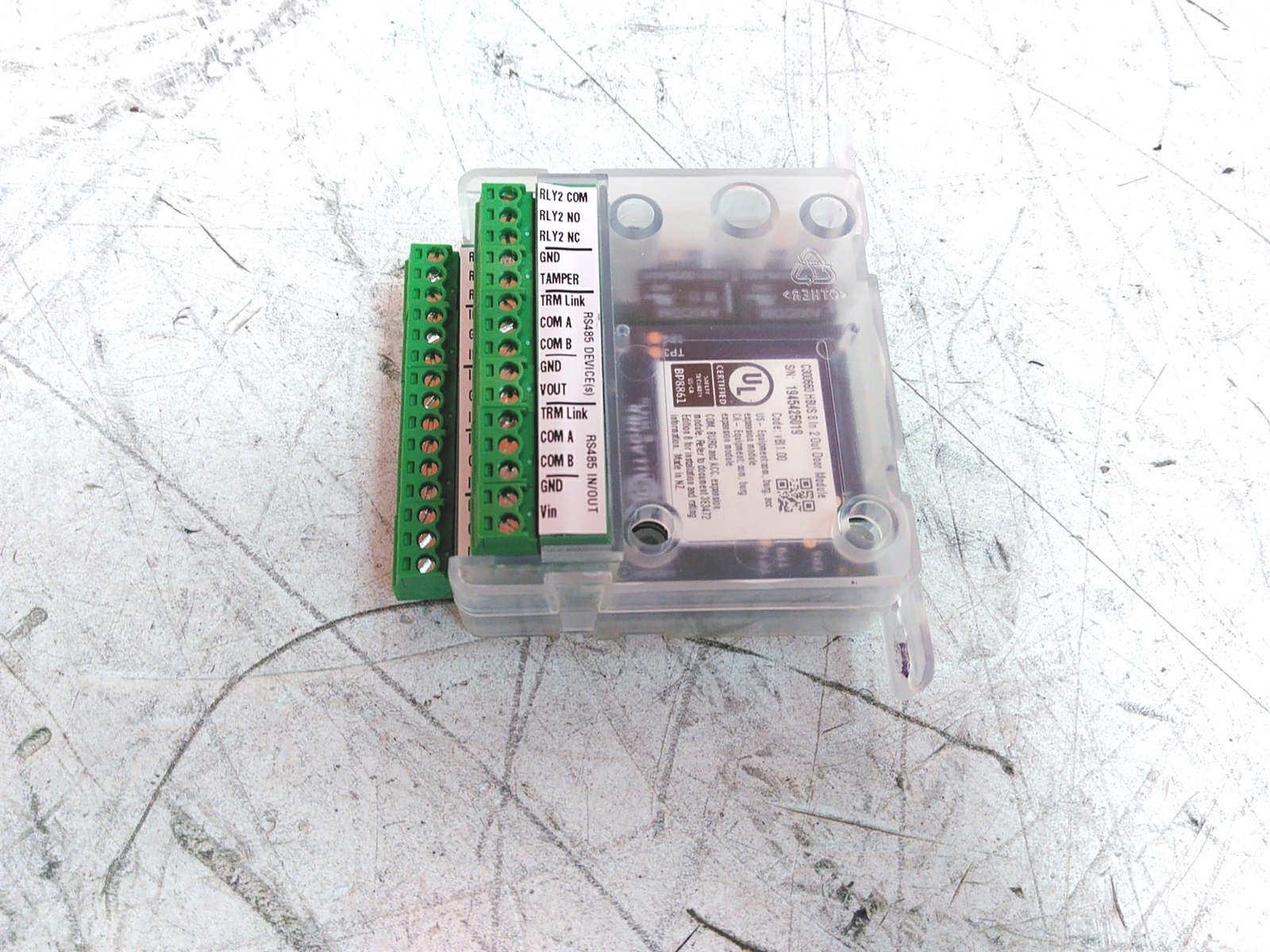 Power Tested Only Gallagher C300660 HBUS 8 In 2 Out Door Module AS-IS ...