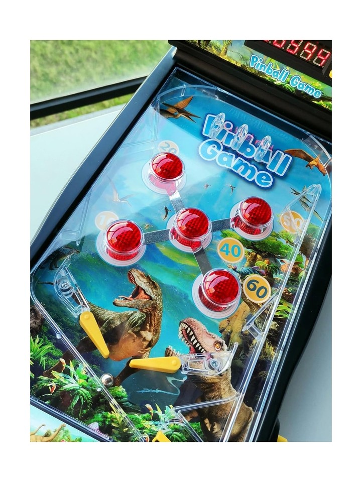 Electronic Pinball Game,Dinosaurs Pinball Machine,Tabletop Arcade ...