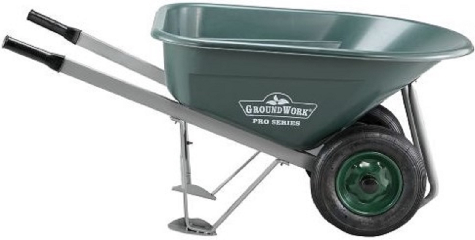 GroundWork WB8001P-1 Pro Poly Wheelbarrow 8 cu. ft./600 lb Capacity | eBay