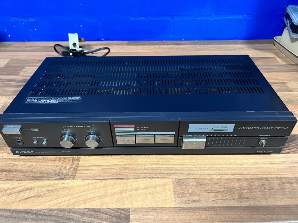 Hitachi/Sony Hi-Fi Stereo Stack System CD, Cassette Player, Amplifier ...