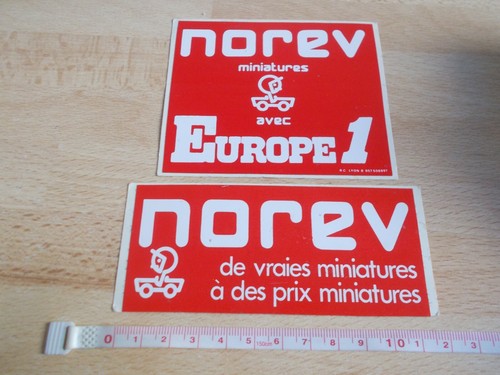 2 autocollants miniatures NOREV | eBay