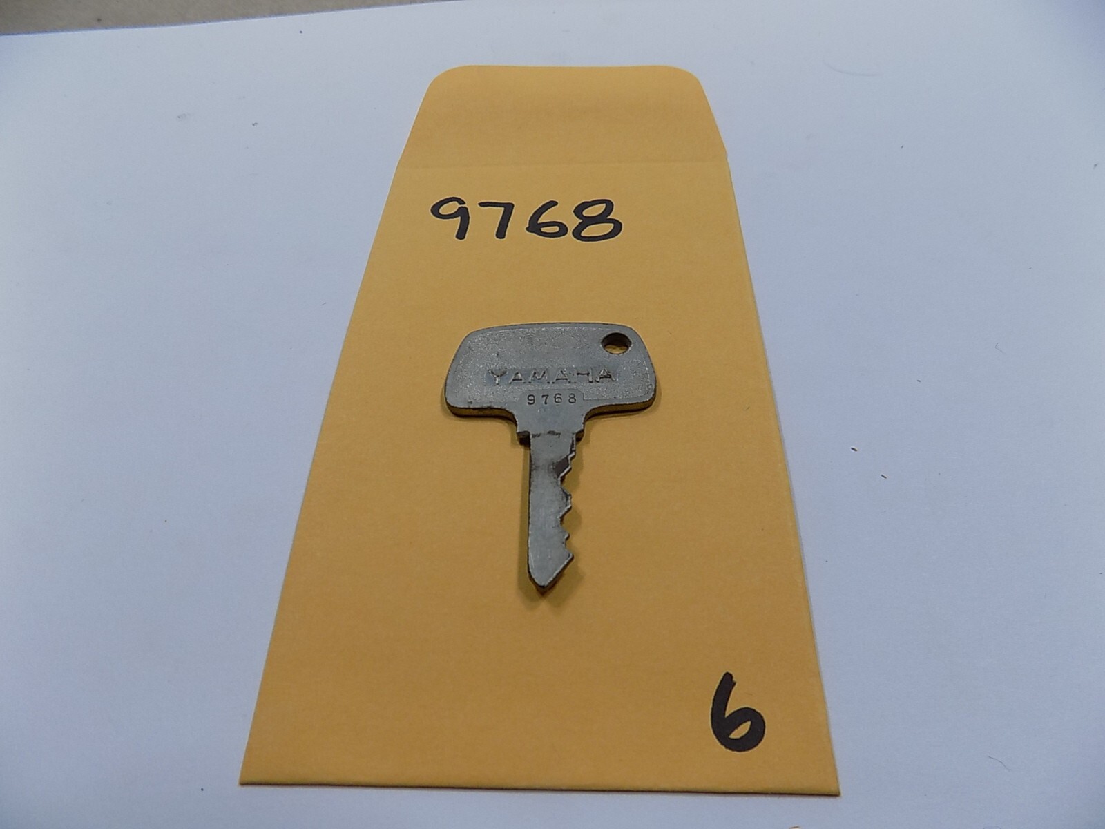 OEM NOS ORIGINAL YAMAHA MOTORCYCLE PRE-CUT KEY / # 9768 | eBay
