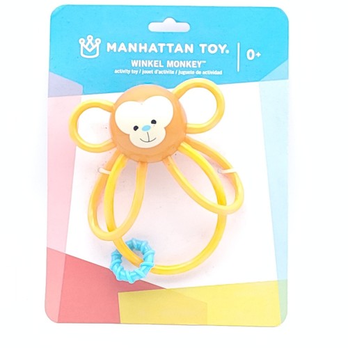 Manhattan Toy Winkel Monkey Rattle & Sensory Teether, 4" 11964484454 | eBay