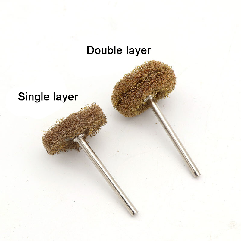 3mm Shank Dia Nylon Fiber Buffing Pad Polishing Wheel Rotary Drill Bit ...