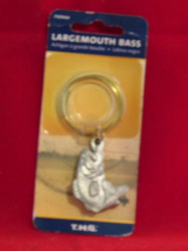 Largemouth Bass Pewter Key Chain | eBay
