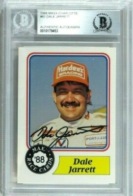 DALE JARRETT RC 1988 MAXX #61 SIGNED AUTOGRAPH ROOKIE BGS AUTO | eBay