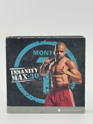 Insanity Max 30 Thirty Beachbody Cardio Workout 10 DVD Disc Set | eBay