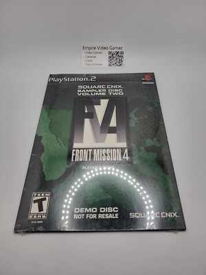 Front Mission 4 Demo Disc (Sony PlayStation 2, PS2 2004) BRAND NEW ...