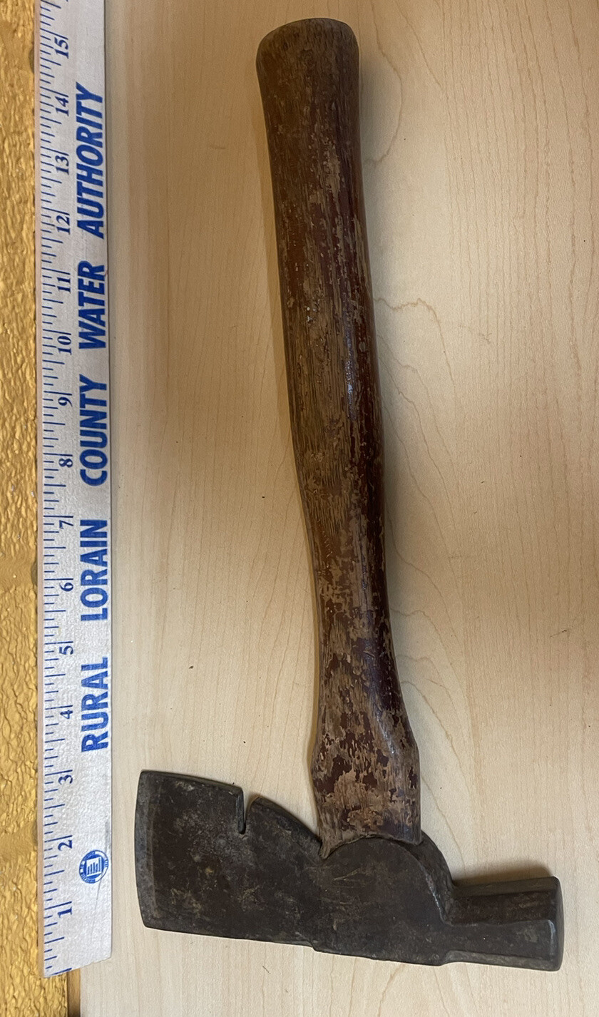Vintage Roofing Hatchet Axe Lathing Shingle Hammer Carpenters VTG | eBay