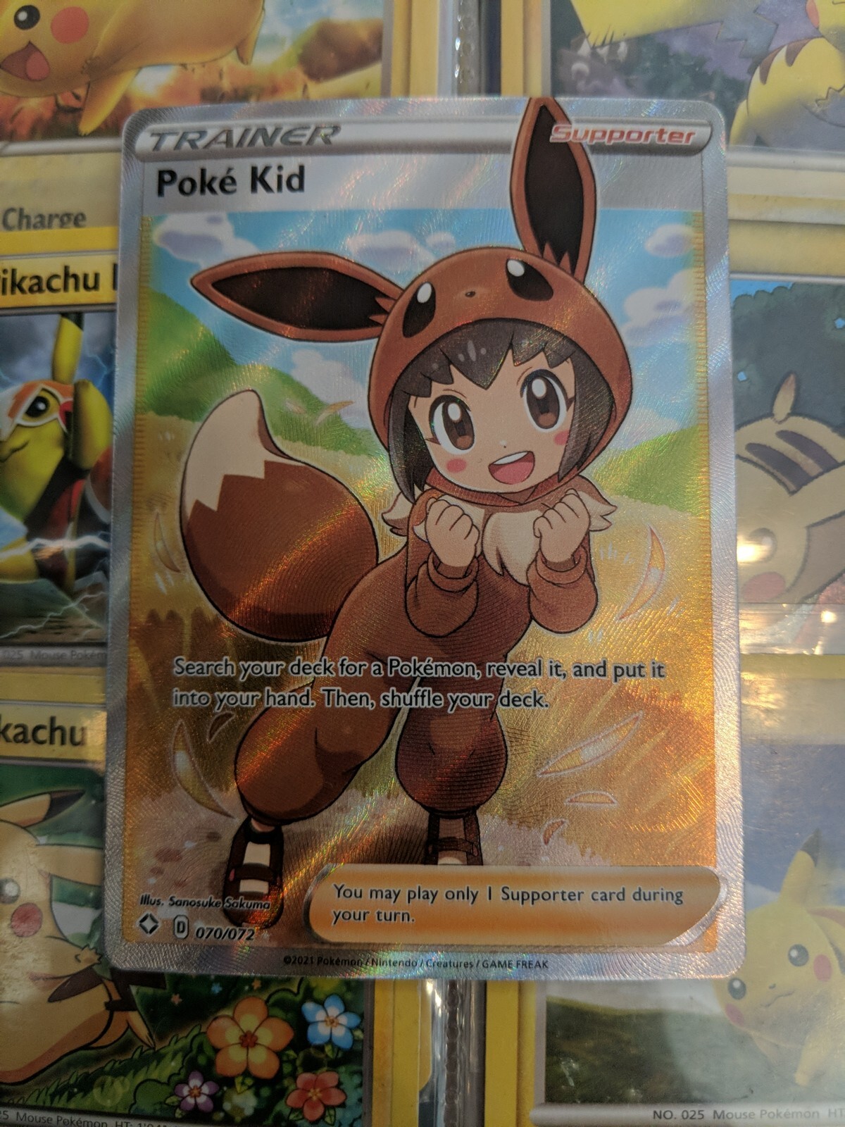 Pokémon TCG Poke Kid Shining Fates 070/072 Holo Ultra Rare | eBay