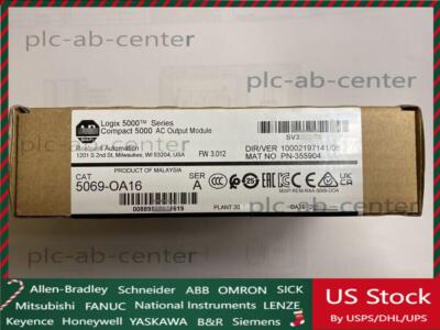 Factory Sealed AB 5069-OA16 / A Compact Logix 5000 AC Output Module ...