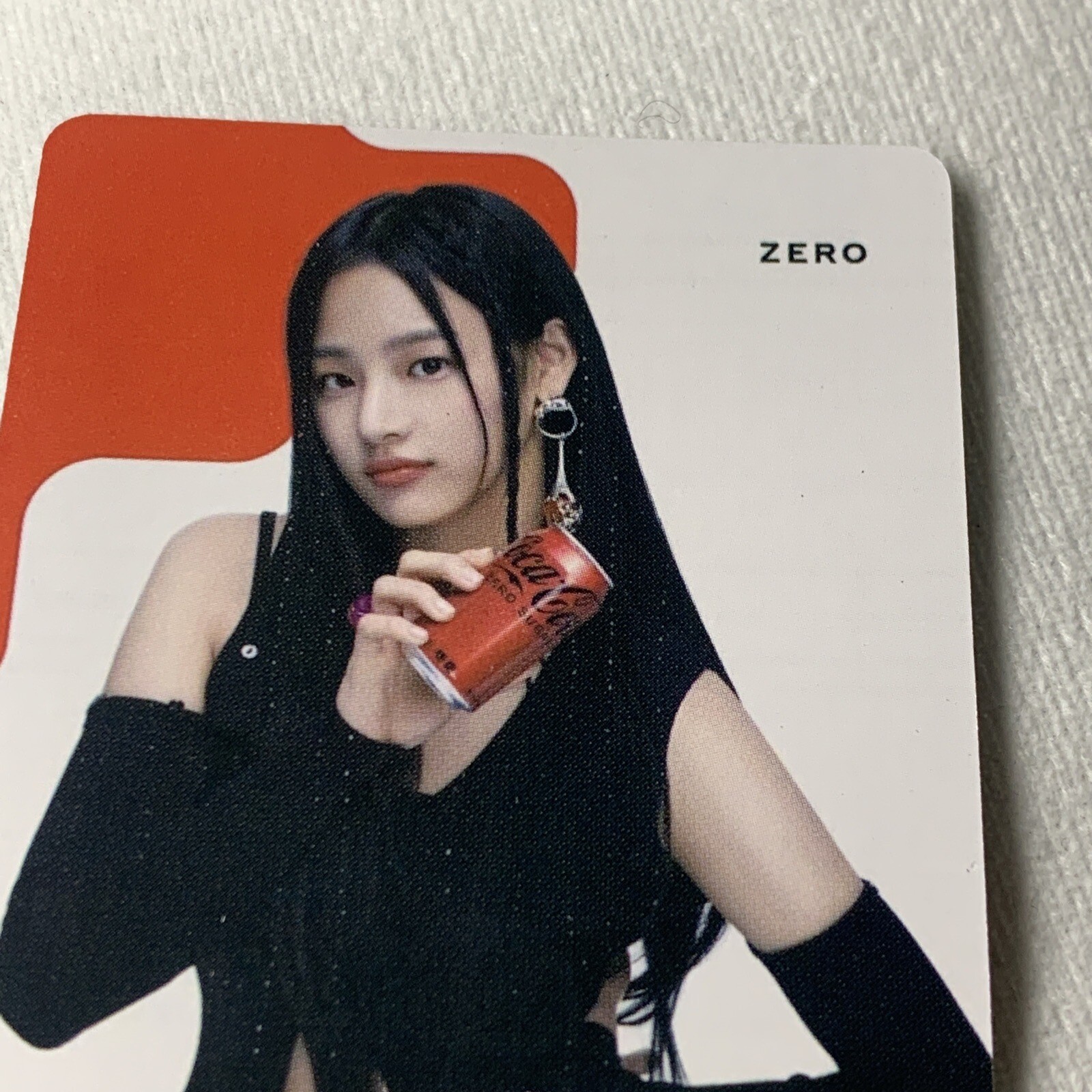Minji NEWJEANS Girl Zero Beach Edition Celeb Photo Card Kpop Coke Pose ...