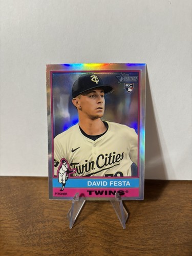 2025 Topps Heritage - David Festa #249 Chrome Refractor (RC) for sale ...