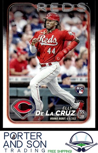 Elly De La Cruz 2024 Topps Update RC #US350 Cincinnati Reds | eBay